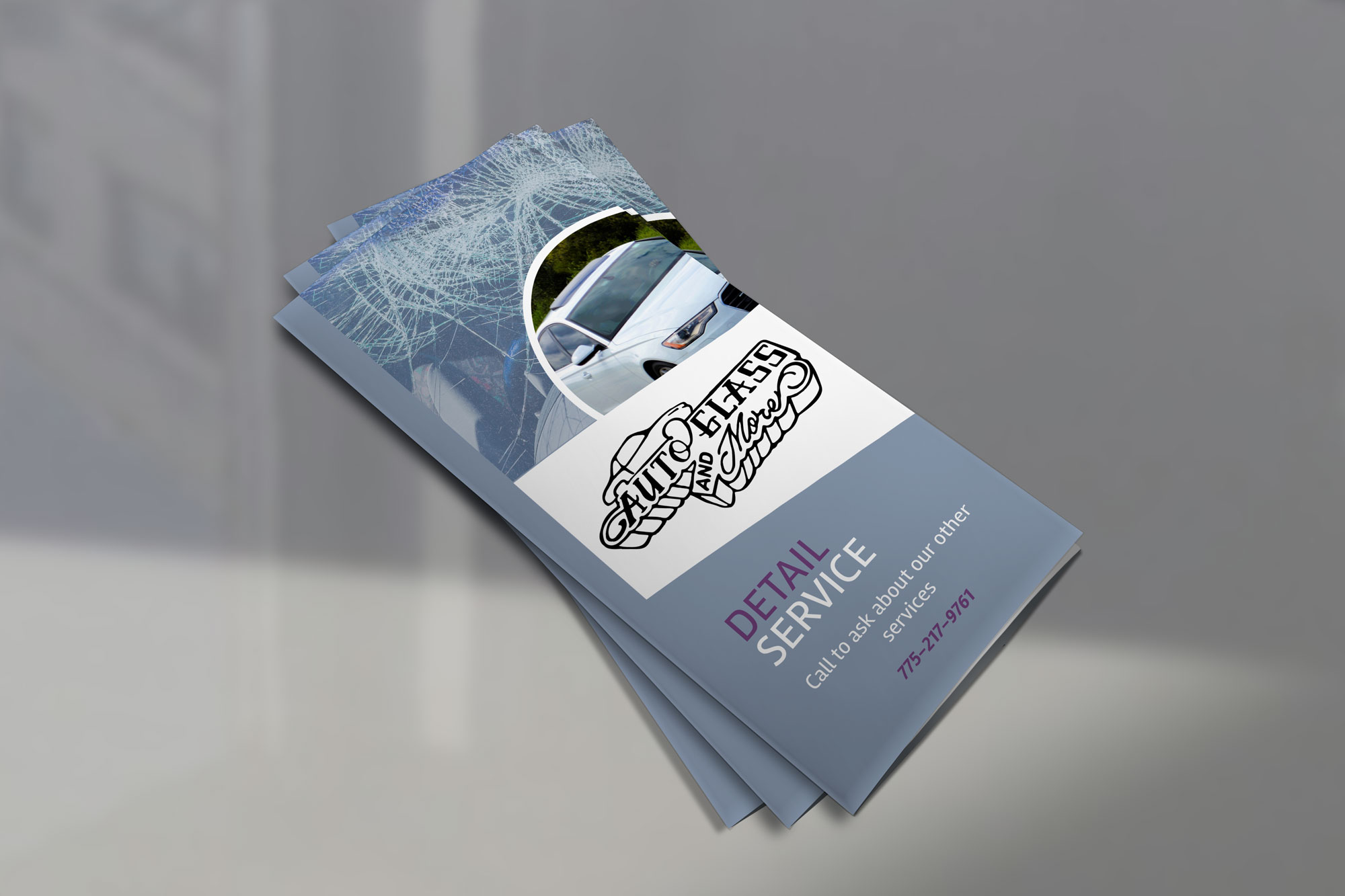 shaniabrown.design » Auto Glass & More Trifold Brochure